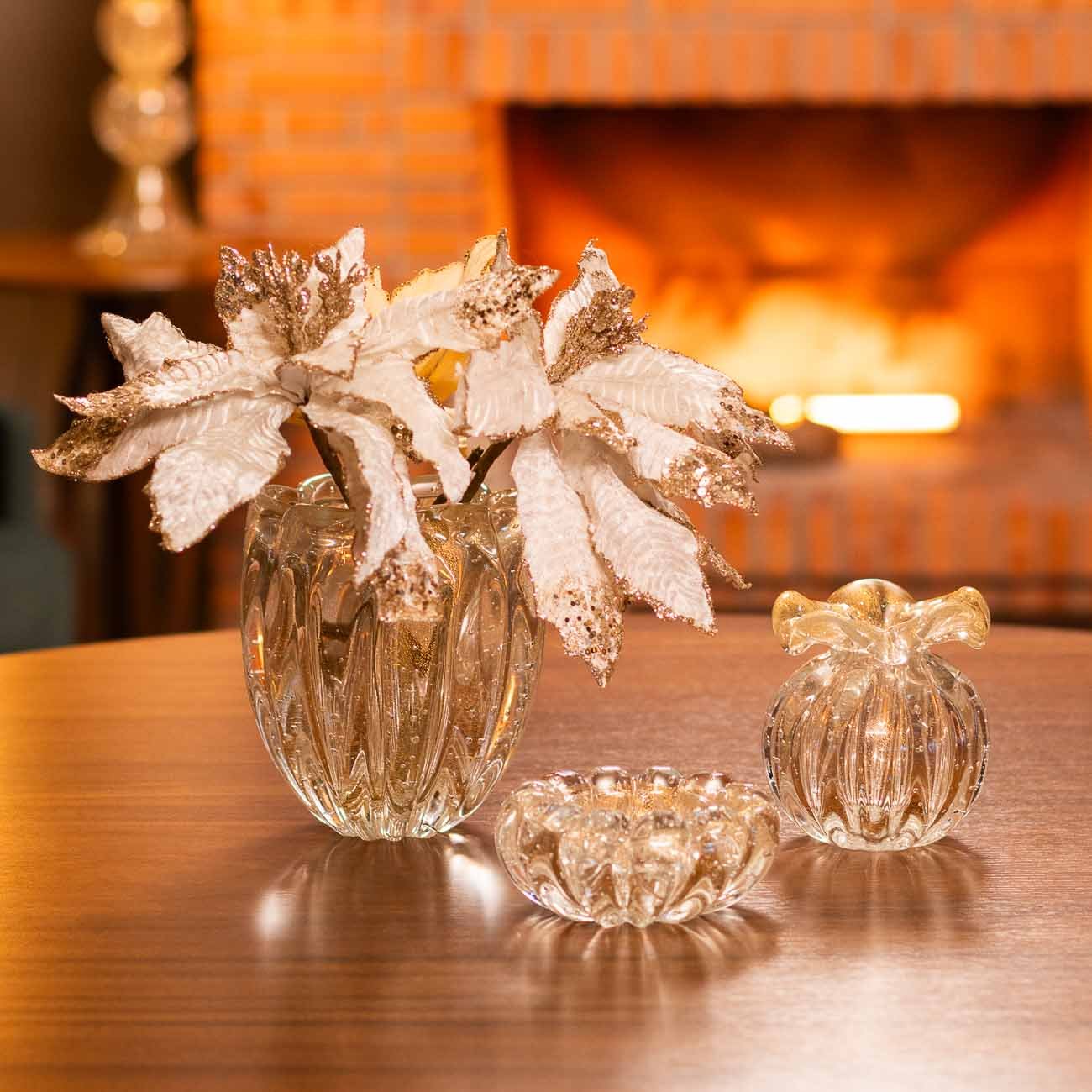 Coleção: Cristais de Murano com Pó de Ouro 24k – Cristais Tavares